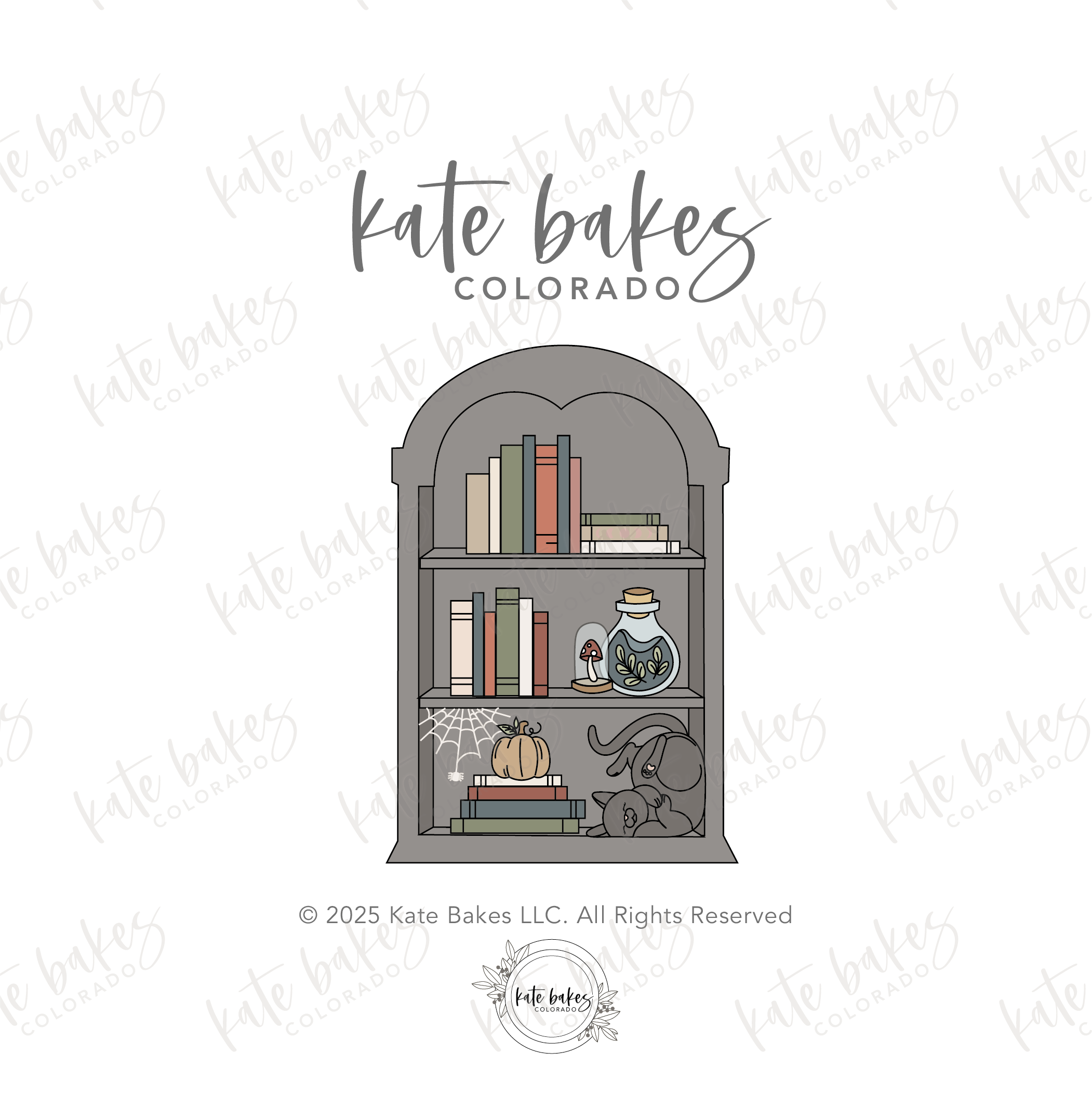 Bookcase Cookie Cutter – Kate Bakes CO