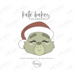 Grumpy Green Guy Face with Santa Hat Cookie Cutter – Kate Bakes CO