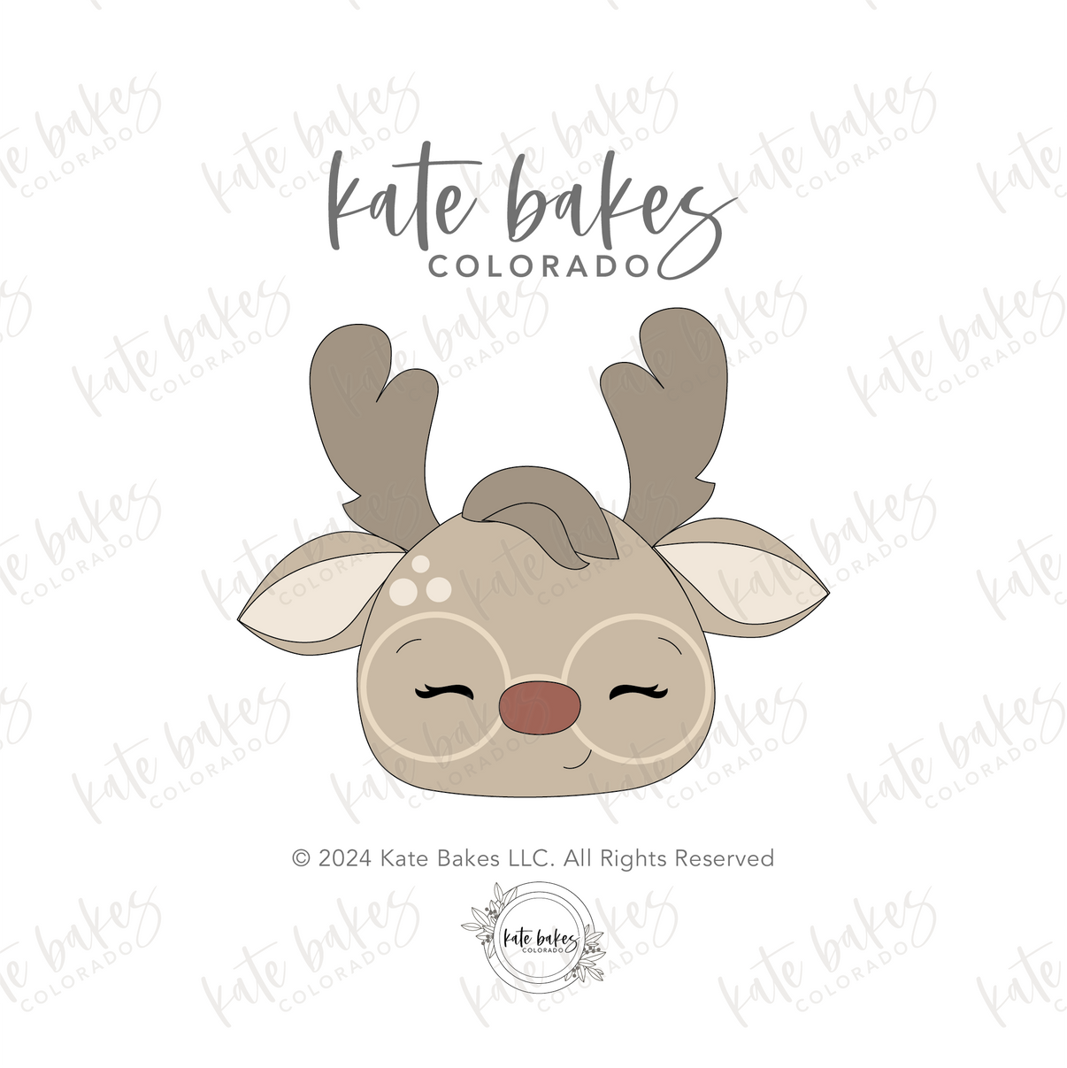 Reindeer Cookie Cutter – Kate Bakes CO